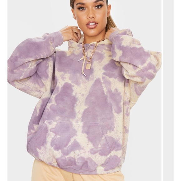 PrettyLittleThing | Tops | Pretty Little Thing Washed Violet Acid Wash ...